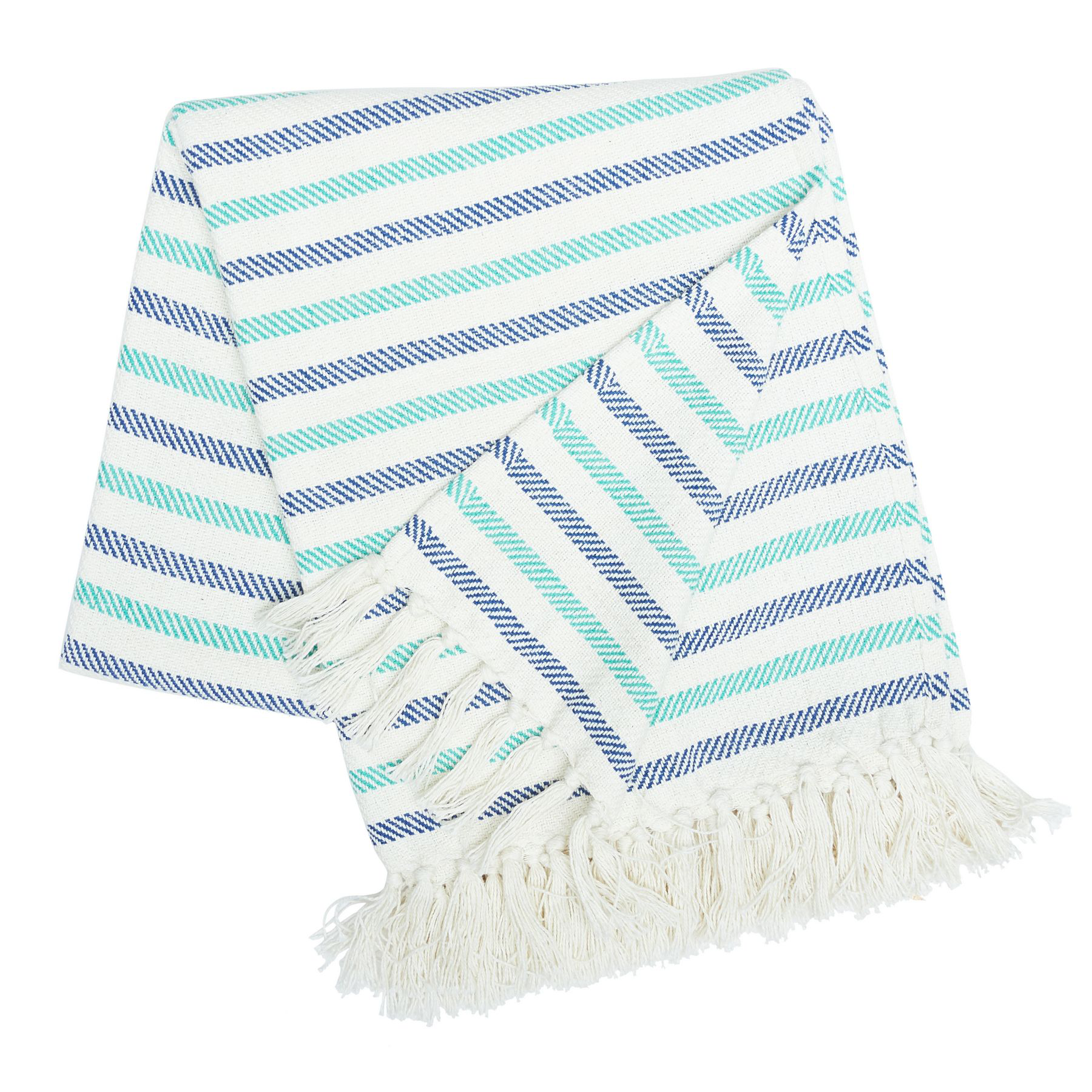 C&F Home Lakeview Blue Striped Throw Blanket | Bass Pro Shops